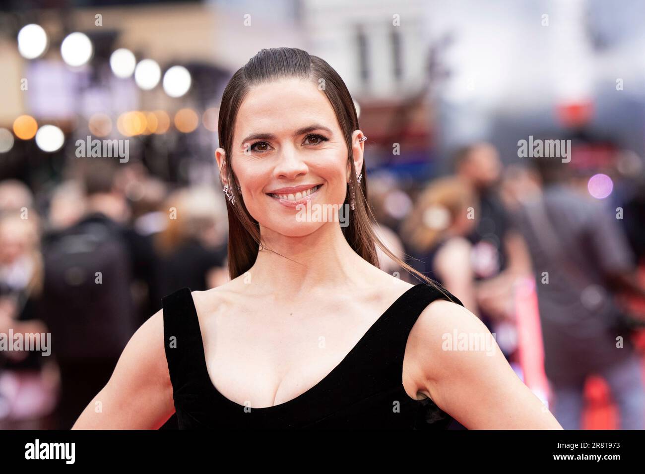 Hayley Atwell poses for photographers upon arrival at the premiere of ...
