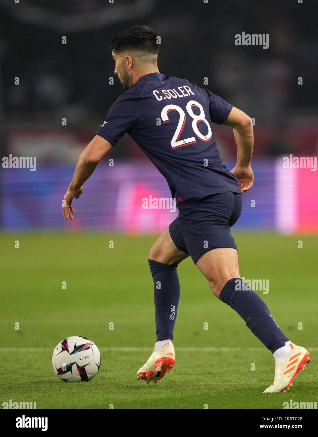Carlos Soler du PSG lors du match de la Ligue 1 entre Paris Saint ...