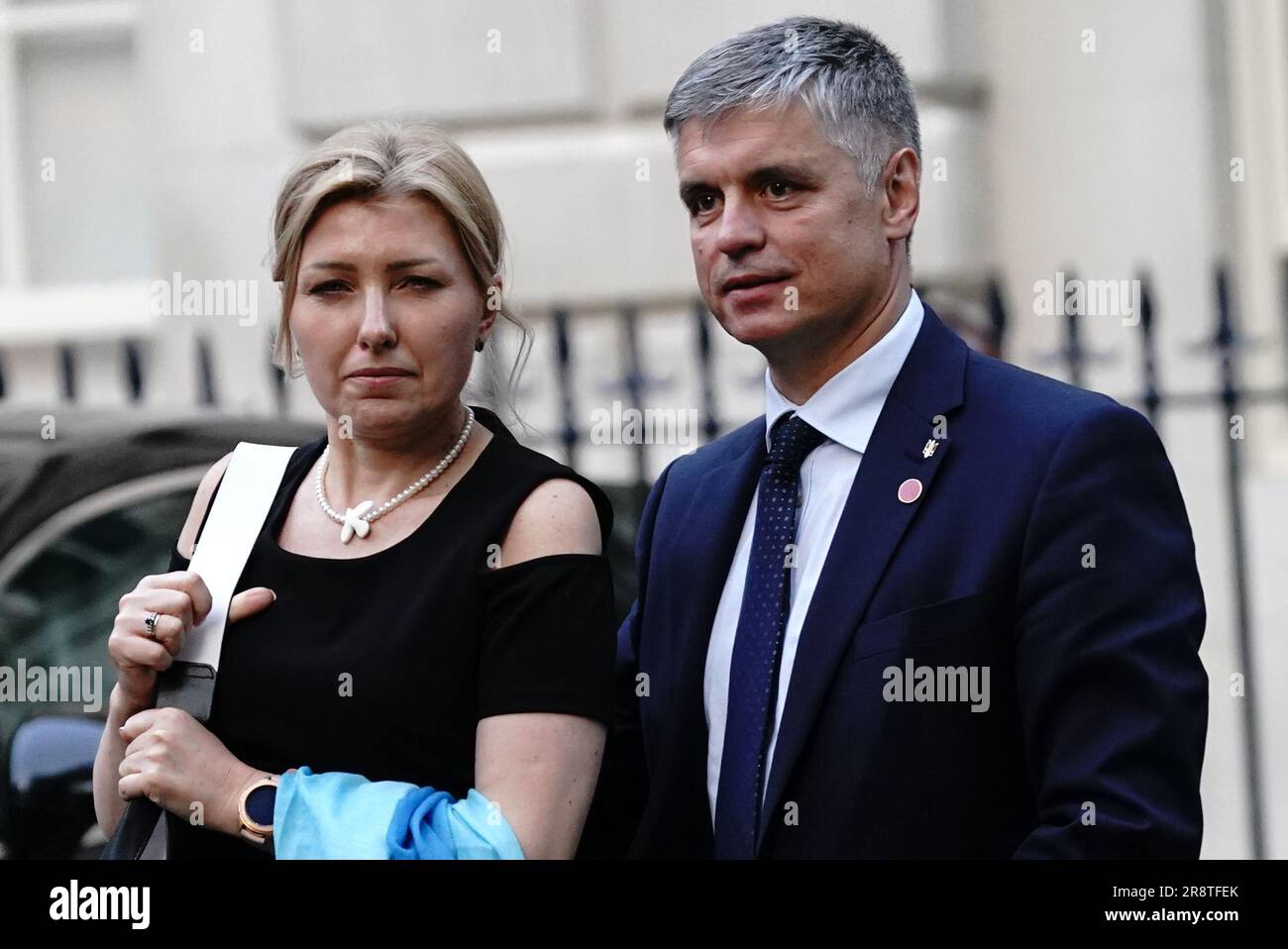 Vadym Prystaiko, ambassadeur ukrainien au Royaume-Uni, quitte la fête ...