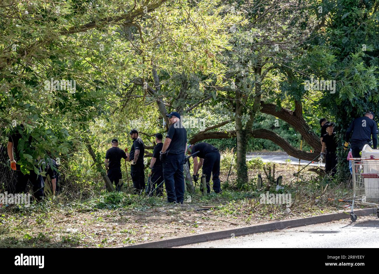 Newhaven, East Sussex, Royaume-Uni. 23rd juin 2023. Les policiers du ...