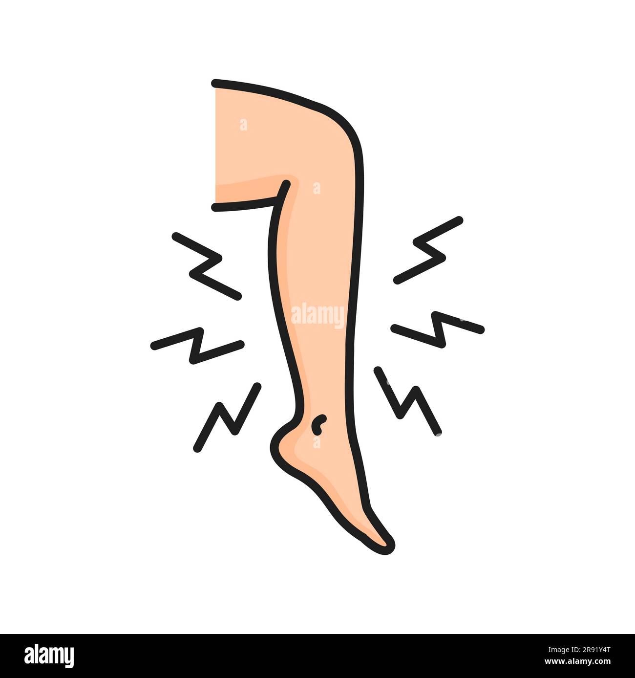 Douleurs douleurs Banque d'images vectorielles - Alamy