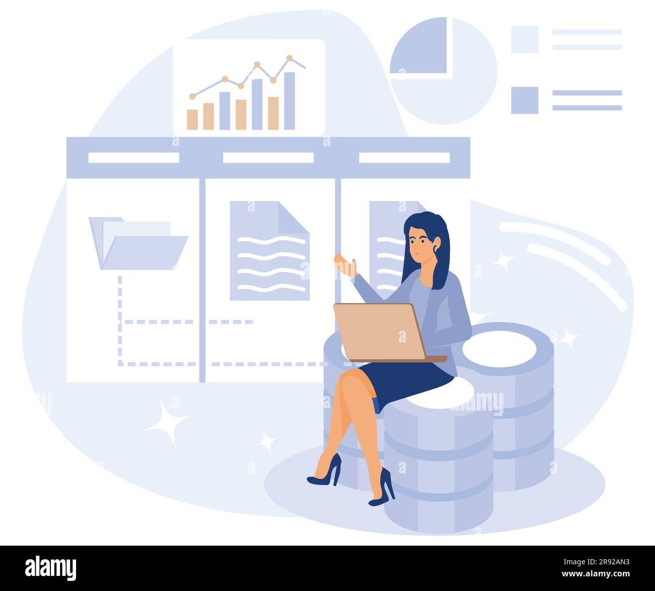 Interface Du Logiciel De Codage Banque Dimages Vectorielles Alamy