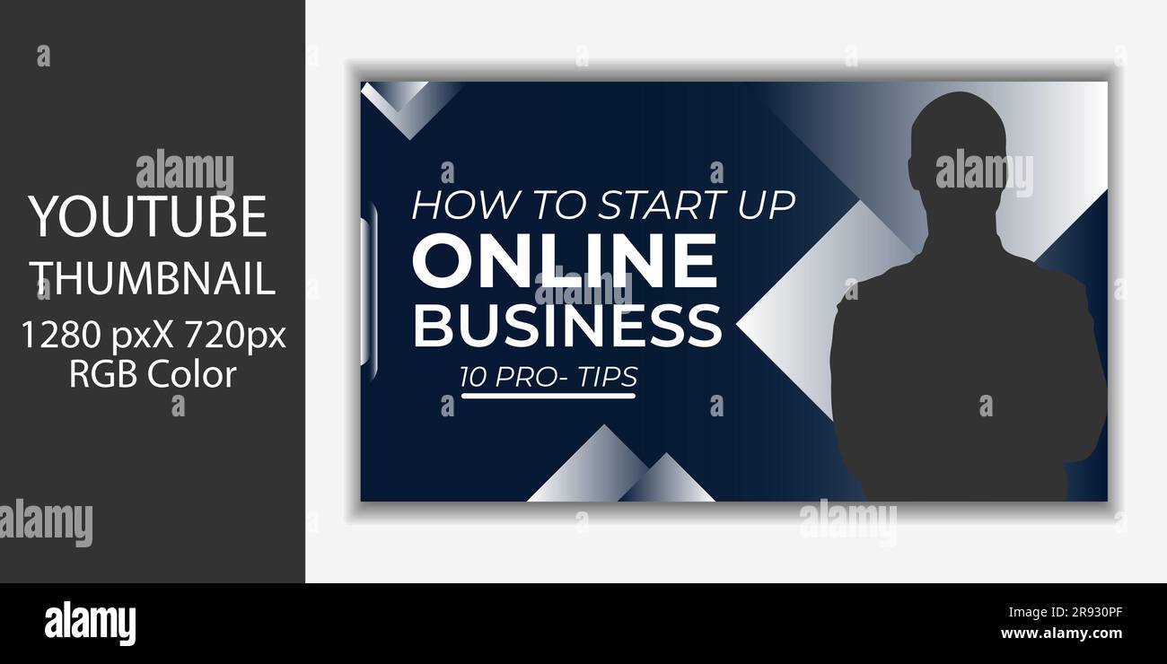 Vignette youtube moderne Banque d'images vectorielles - Alamy