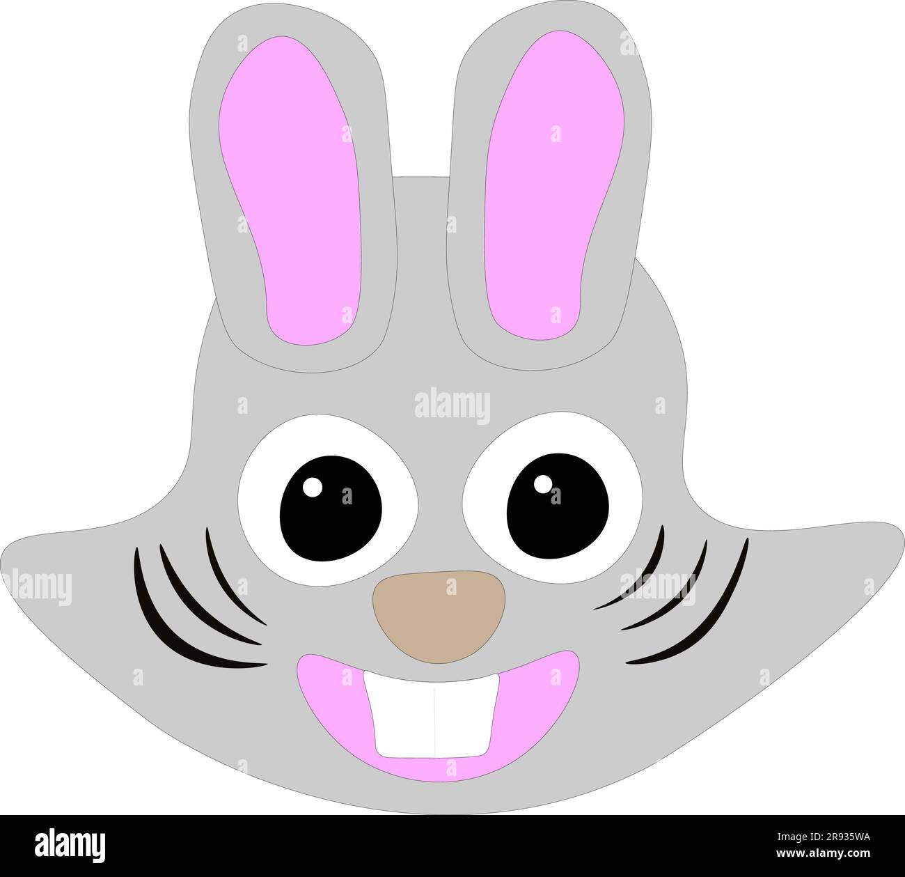 Dessin de lapin noire et blanc Banque de photographies et d’images à ...