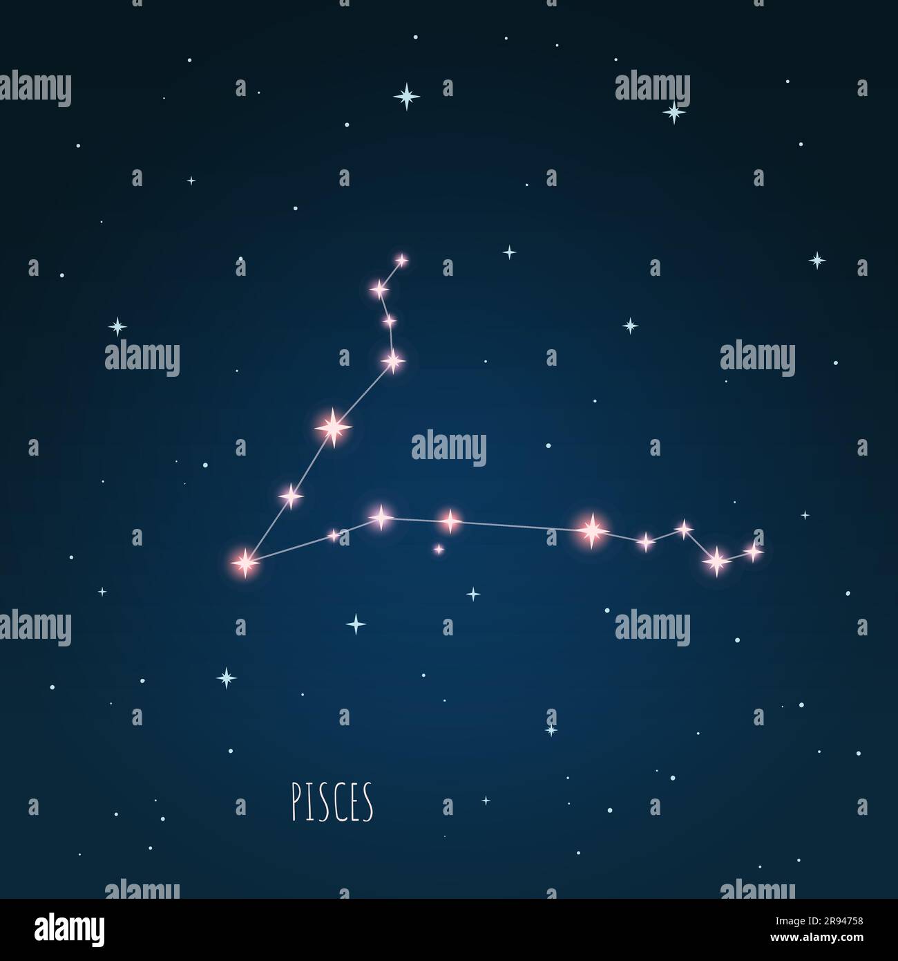 Symbole poissons signe astro Banque de photographies et d’images à ...