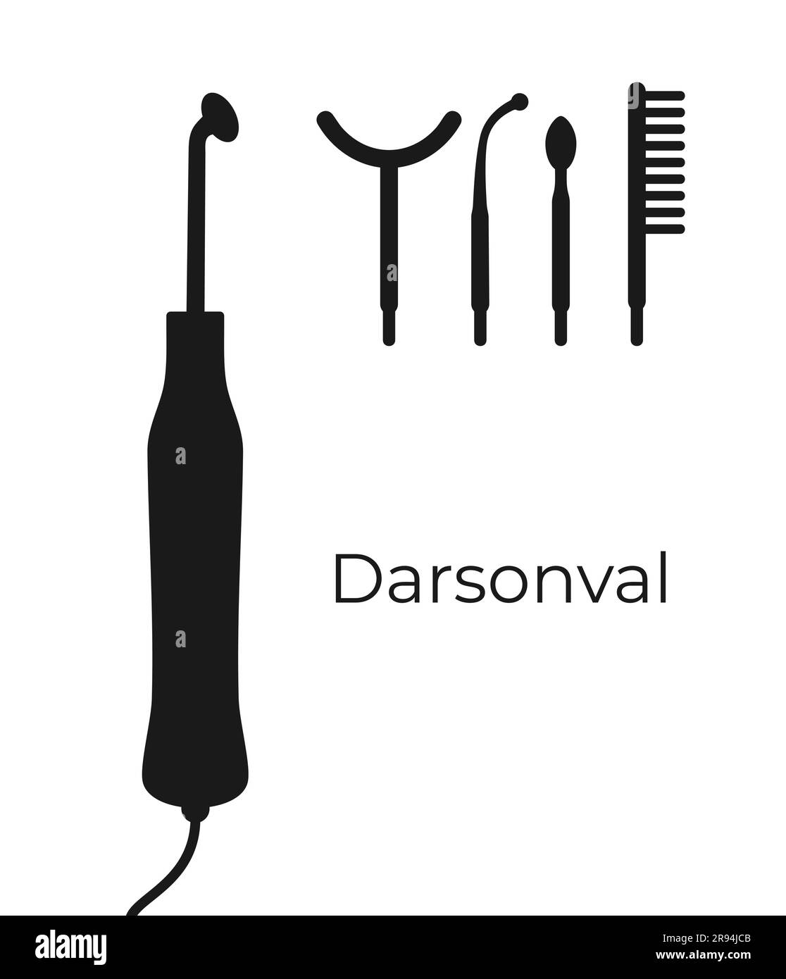 Appareil darsonval Banque d'images noir et blanc - Alamy