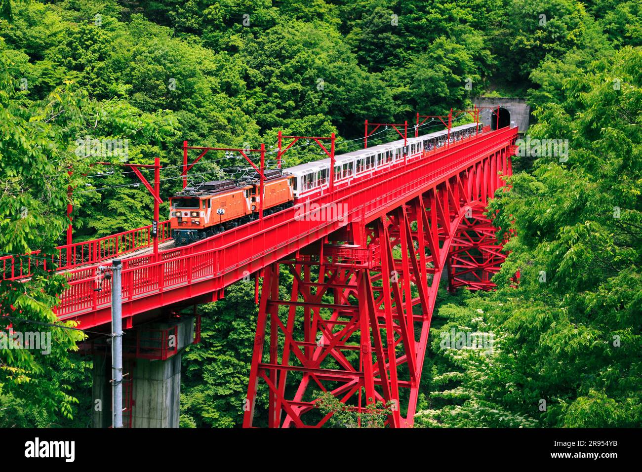 Kurobe gorge chemin de fer Banque de photographies et d’images à haute ...