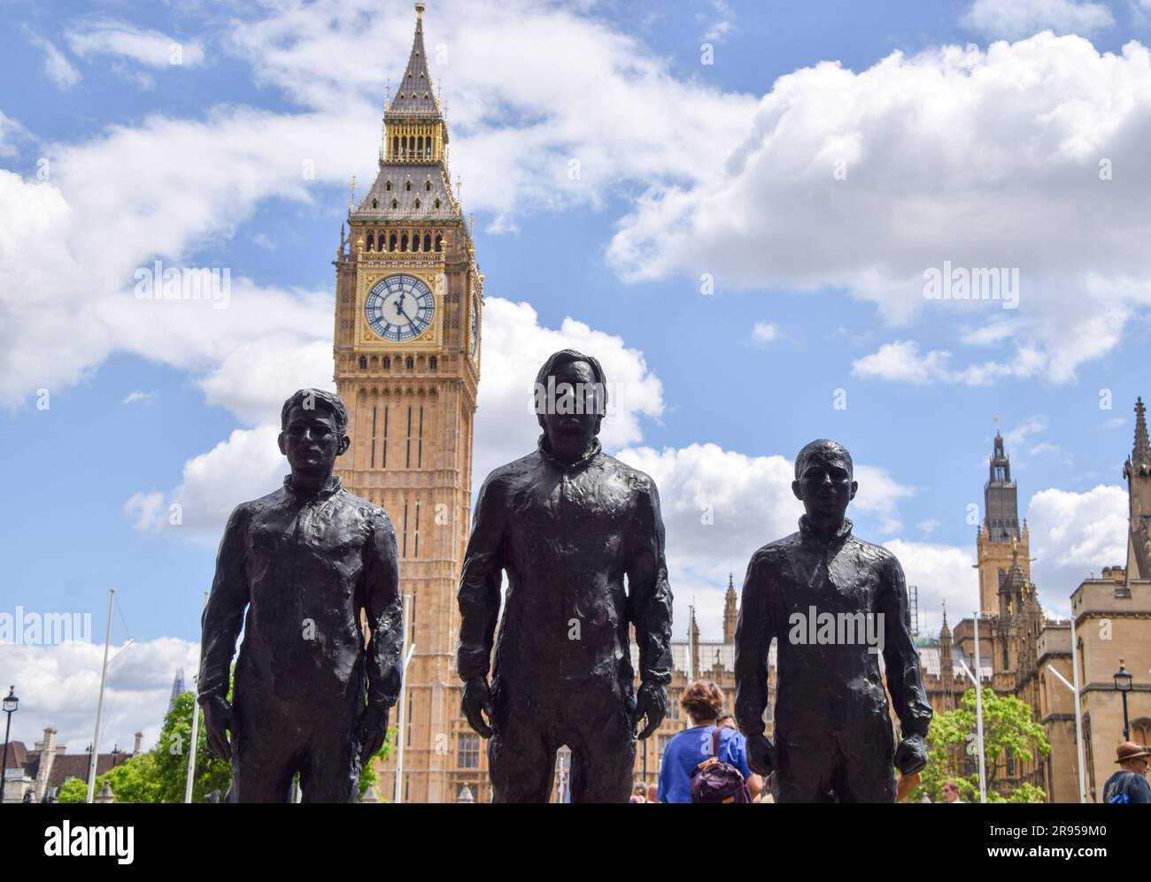 24 juin 2023, Londres, Angleterre, Royaume-Uni : des statues d'Edward ...