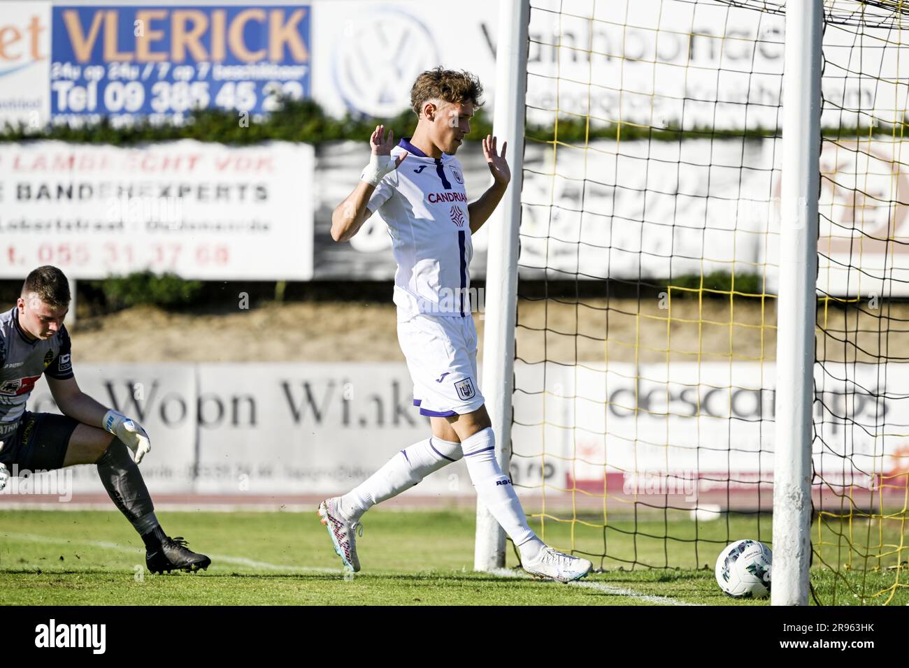 Oudenaarde, Belgique. 24th juin 2023. Lucas Stassin d'Anderlecht ...