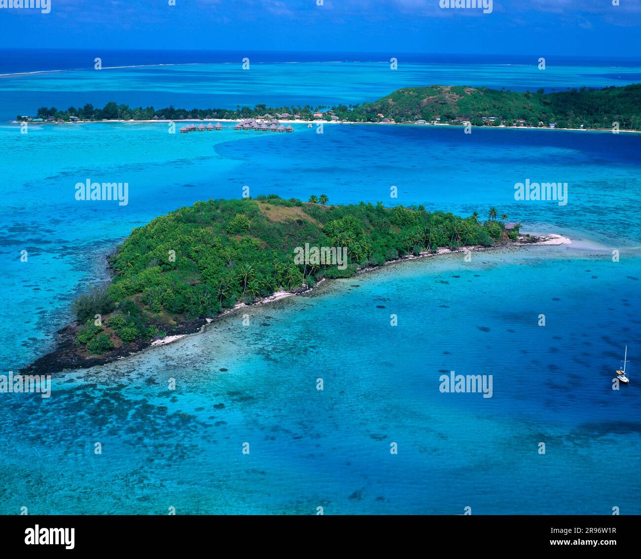 Moorea aerial Banque de photographies et d’images à haute résolution ...