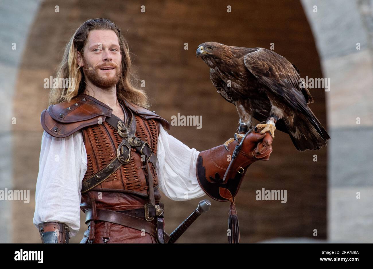 24 juin 2023, Mecklembourg-Poméranie occidentale, Ralswiek: Moritz ...