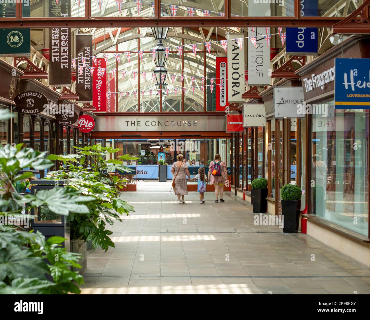 Centre commercial de la gare de windsor Banque de photographies et d ...
