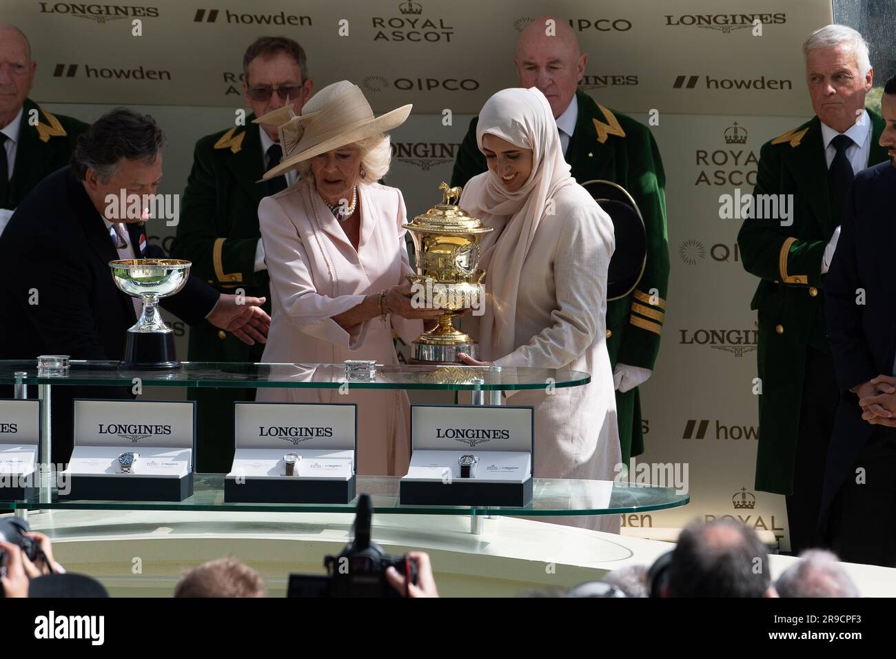 Ascot, Berkshire, Royaume-Uni. 21st juin 2023. HM la Reine a fait la ...