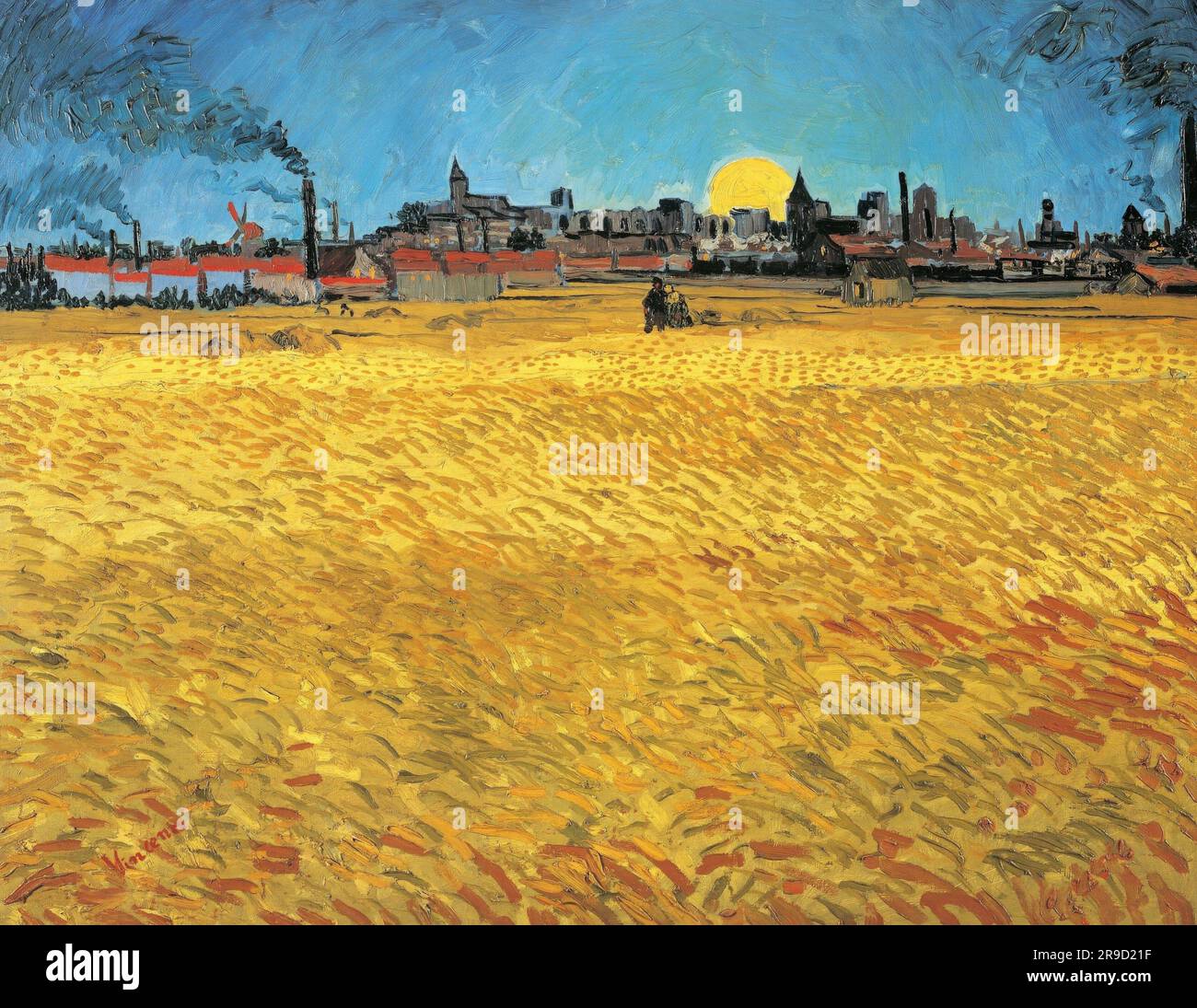 Peintures de van gogh champ de blé Banque de photographies et d’images ...