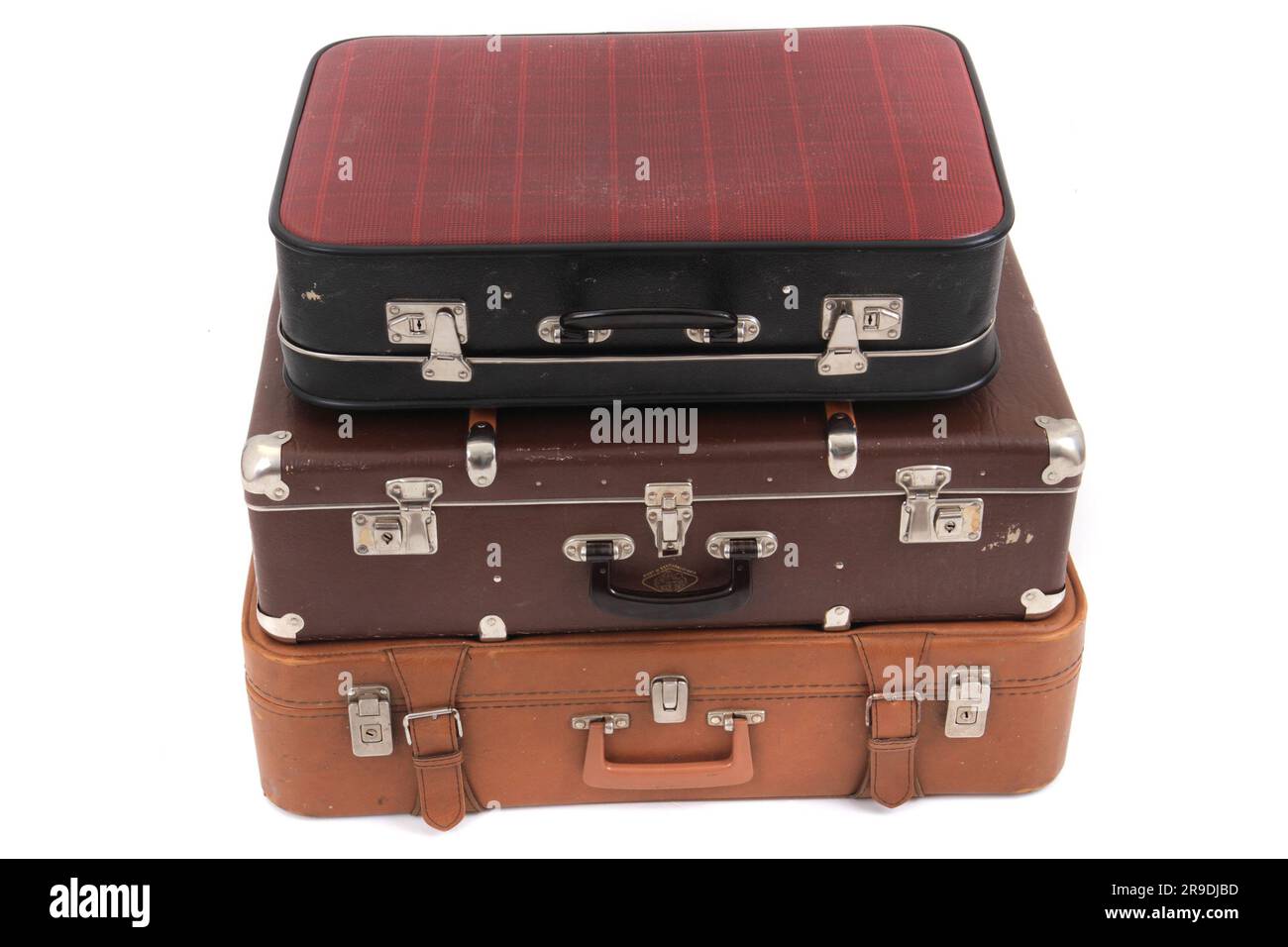 Vieilles valises Banque d'images détourées - Alamy