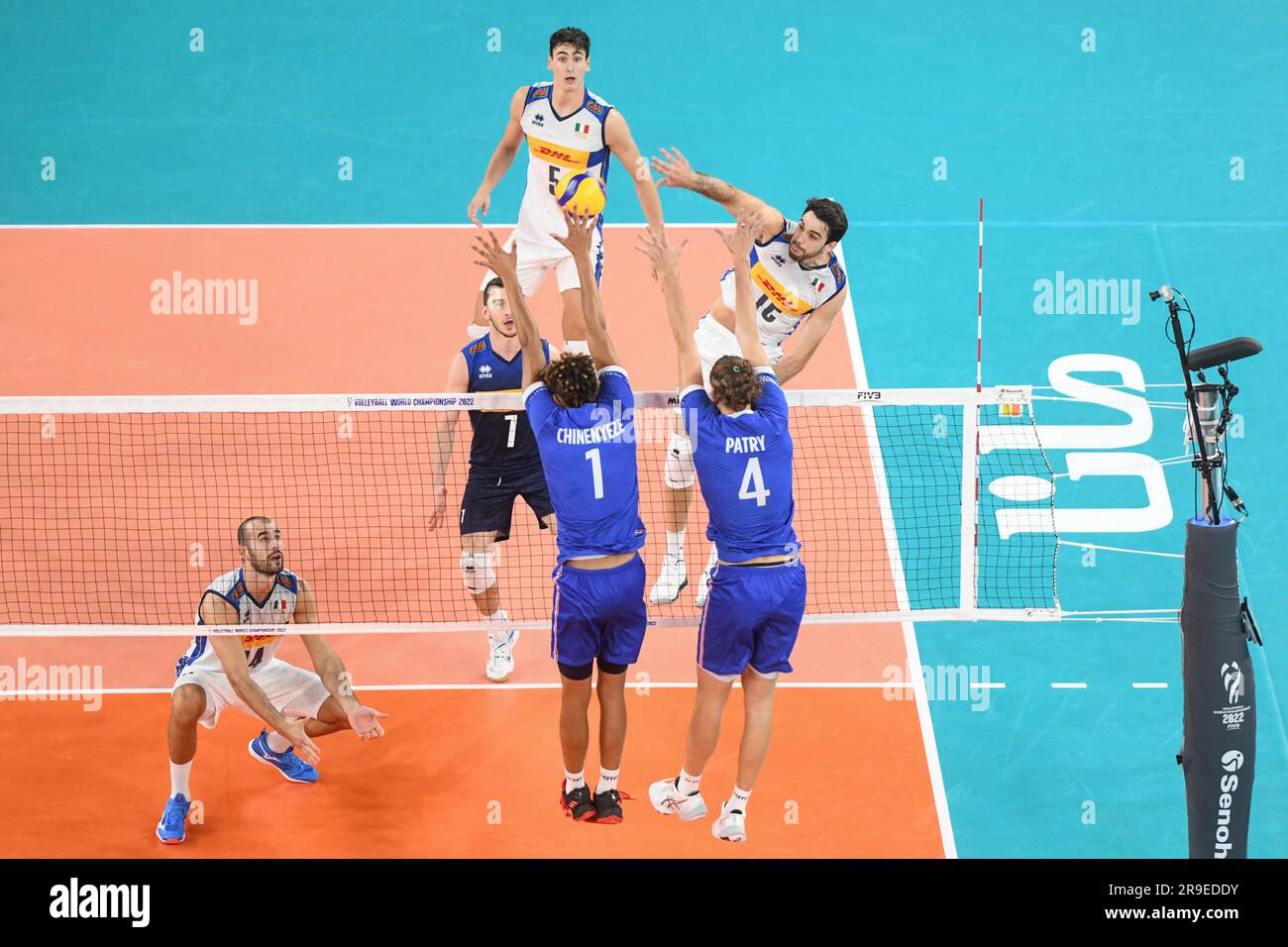 Daniele Lavia (Italie) contre Barthelemy Chinenyeze et Jean Patry ...