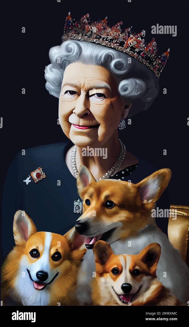 élisabeth ii Banque d'images vectorielles - Alamy