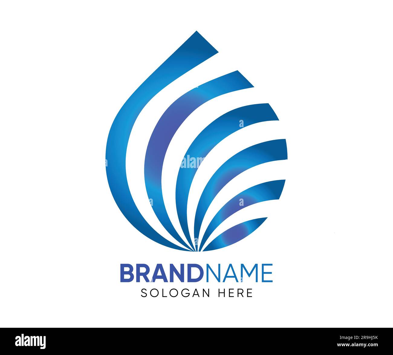 Water drop art Banque d'images vectorielles - Alamy