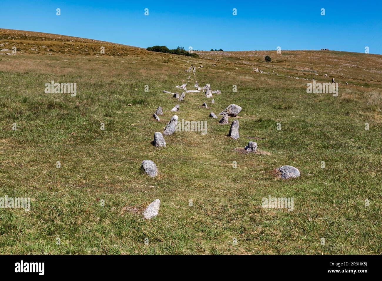 Neolithic bronze age stone circles Banque de photographies et d’images ...