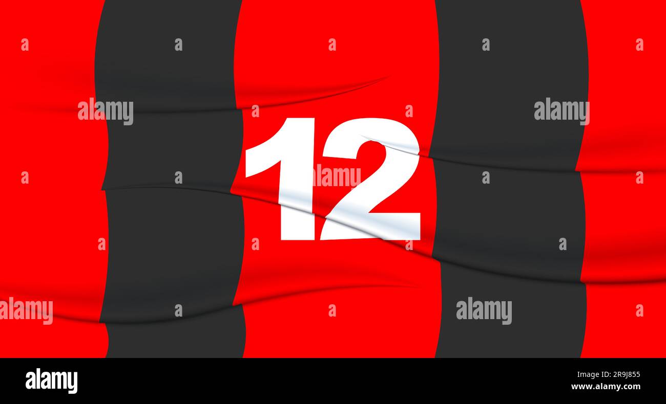 Maillot de football rouge Banque d'images vectorielles - Alamy