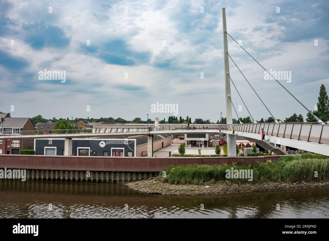 Wetteren, région flamande de l'est, Belgique, 16 juin 2023 - vue sur le ...