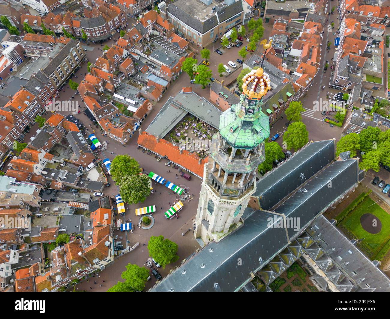 Abdijtoren de lange jan Banque de photographies et d’images à haute ...