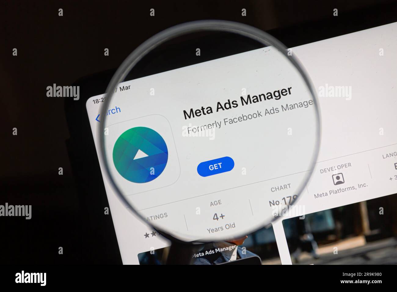 Méta facebook ads Banque de photographies et d’images à haute ...
