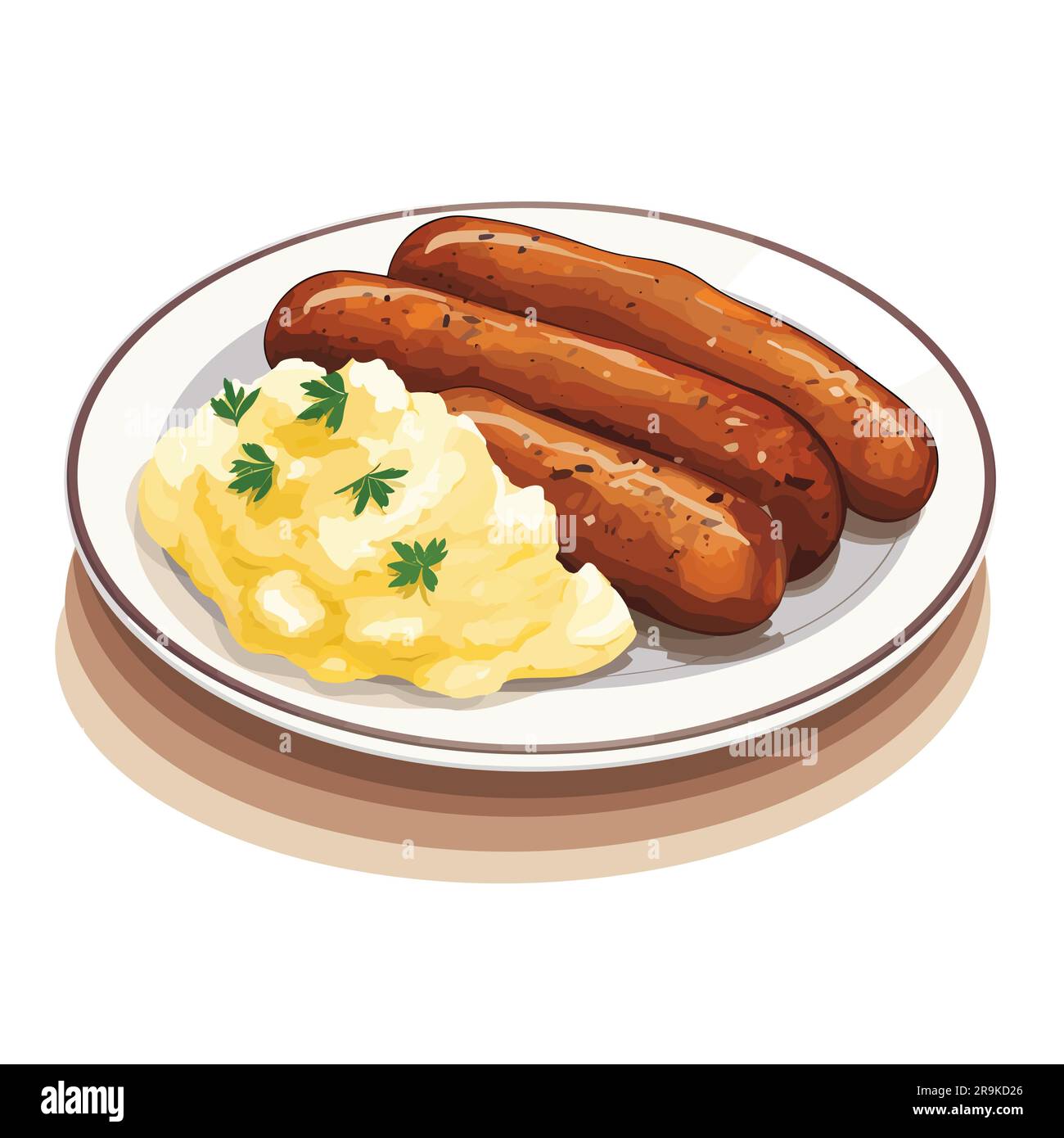 Assiette apéritif Banque d'images vectorielles - Alamy