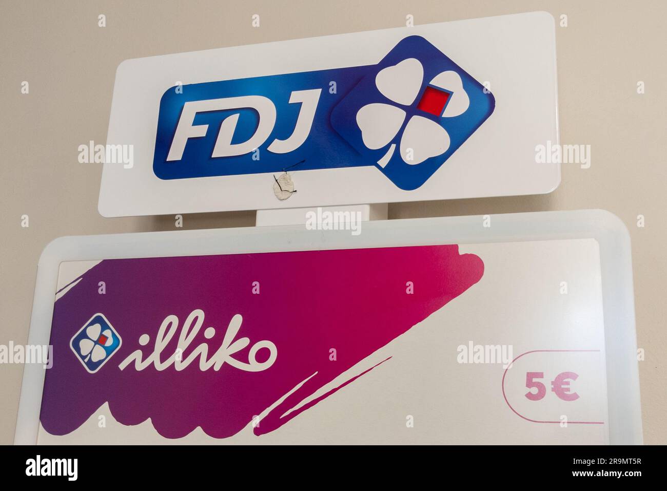 annecy , France - 06 16 2023 : FDJ illiko logo français marque et texte ...