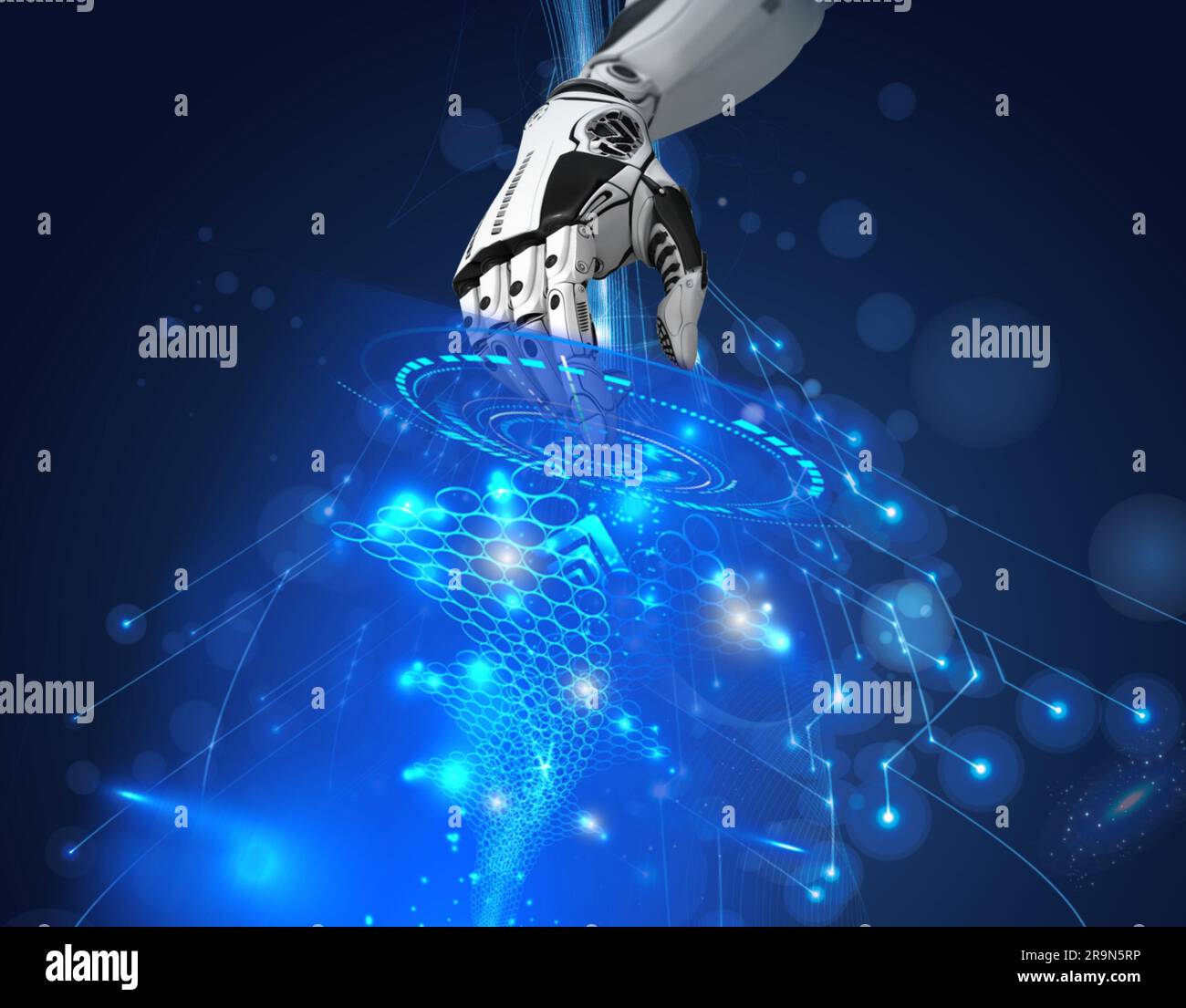 Robot utilisant la technologie Banque de photographies et d’images à ...