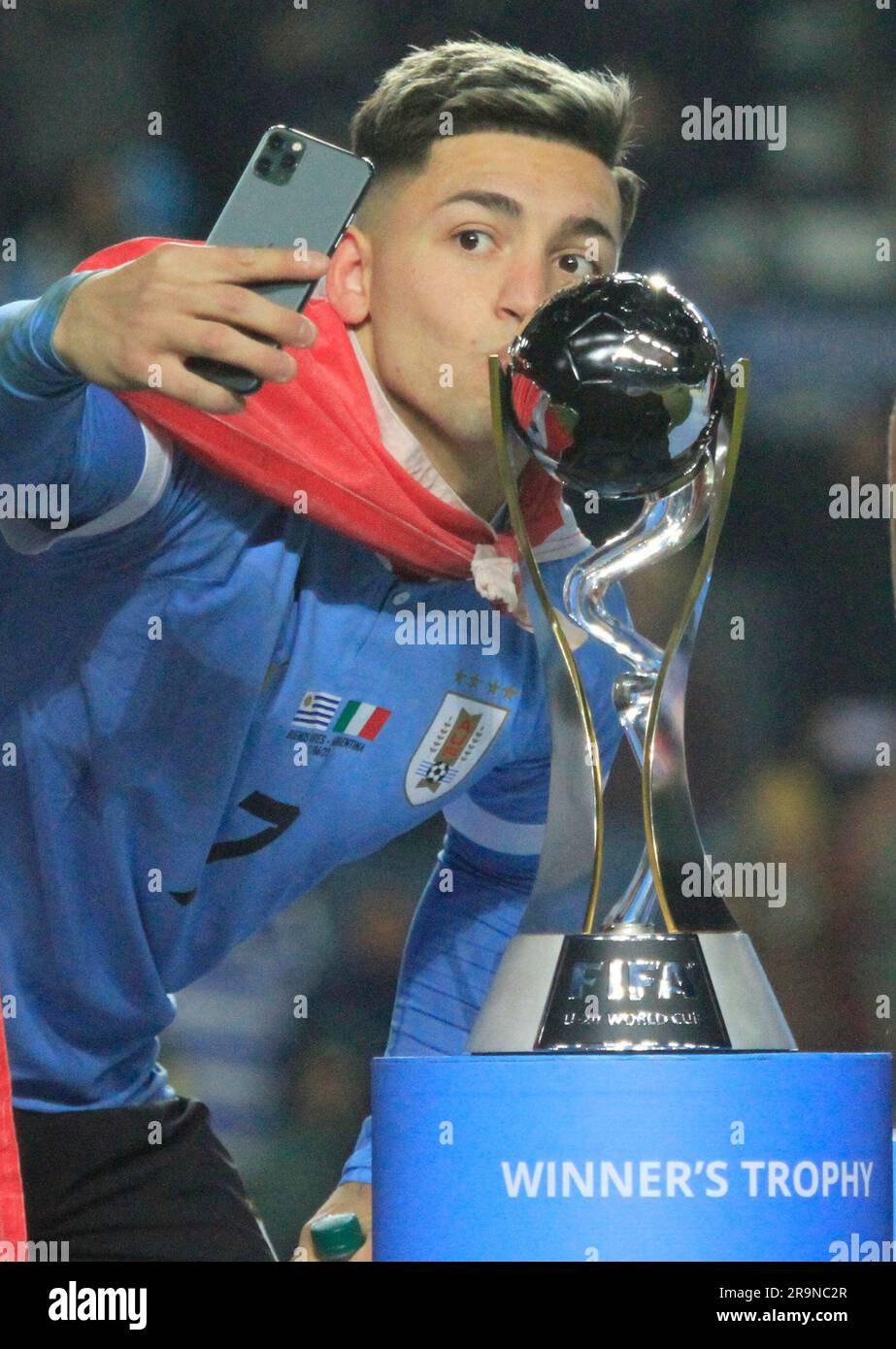 La Plata, Argentine. 11th juin 2023. Anderson Duarte do Uruguai ...