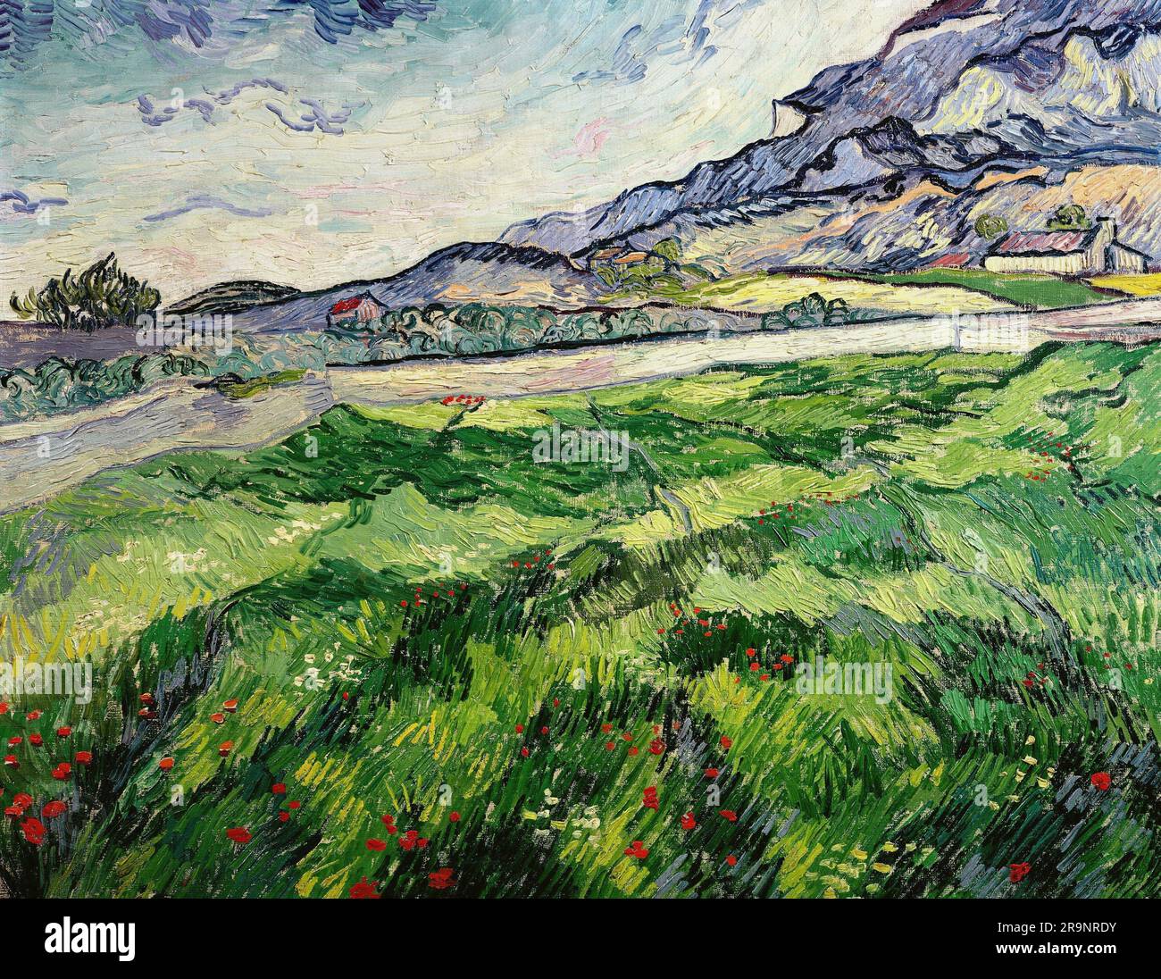 Peintures de van gogh champ de blé Banque de photographies et d’images ...