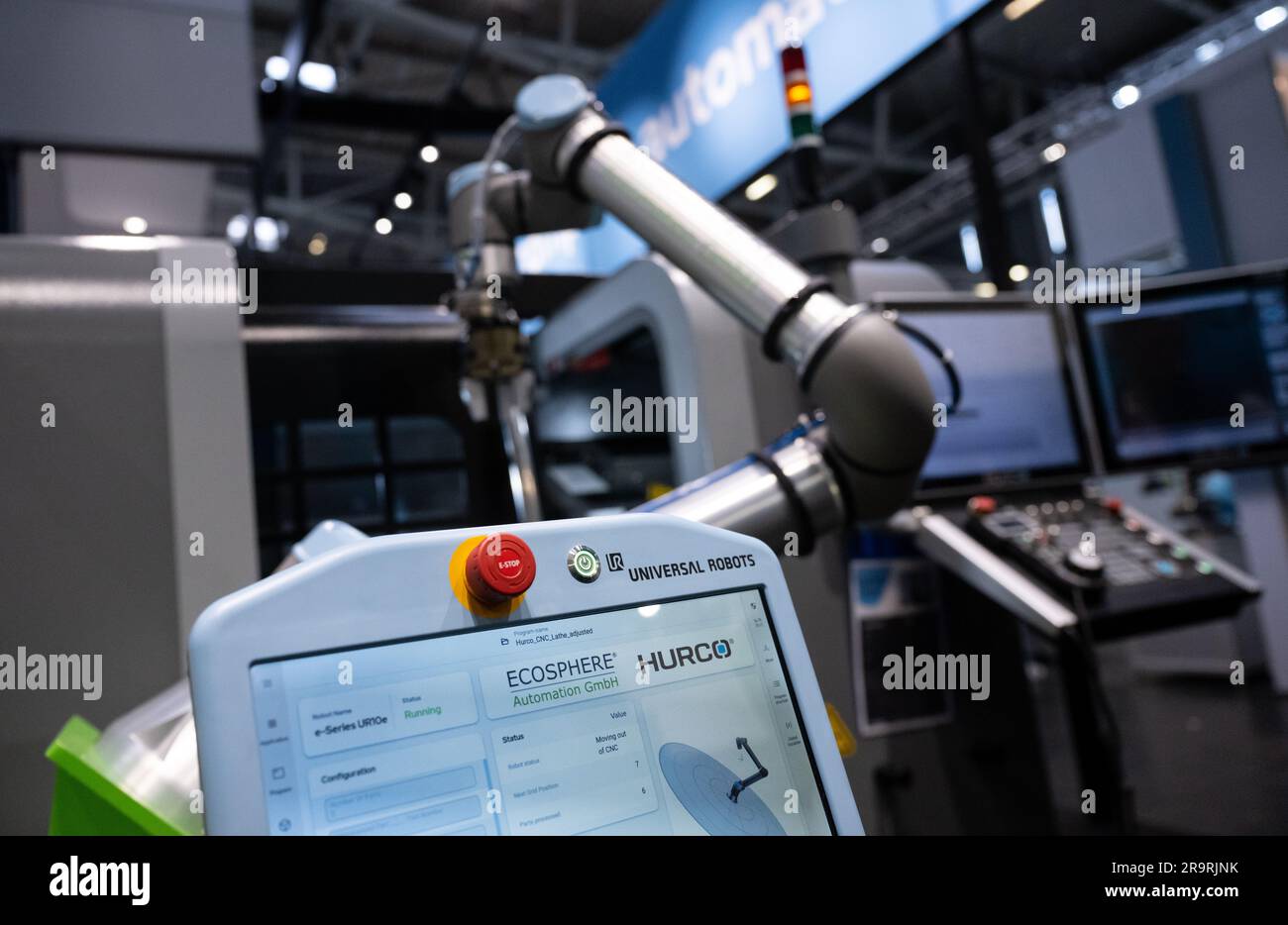 Munich, Allemagne. 28th juin 2023. Un bras de robot de la société ...