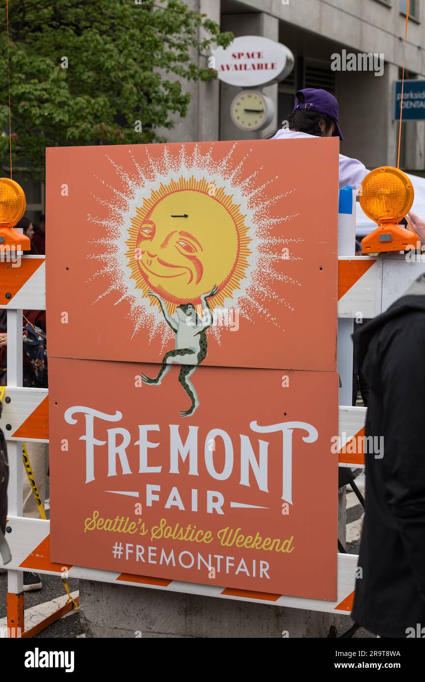 Annual fremont solstice parade seattle Banque de photographies et d ...