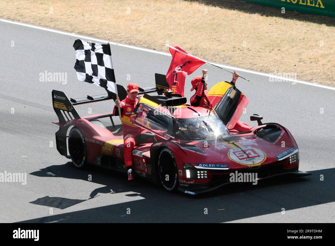 Le Mans 2023 vainqueur du centenaire ferrari 499P hypercar numéro 51 ...
