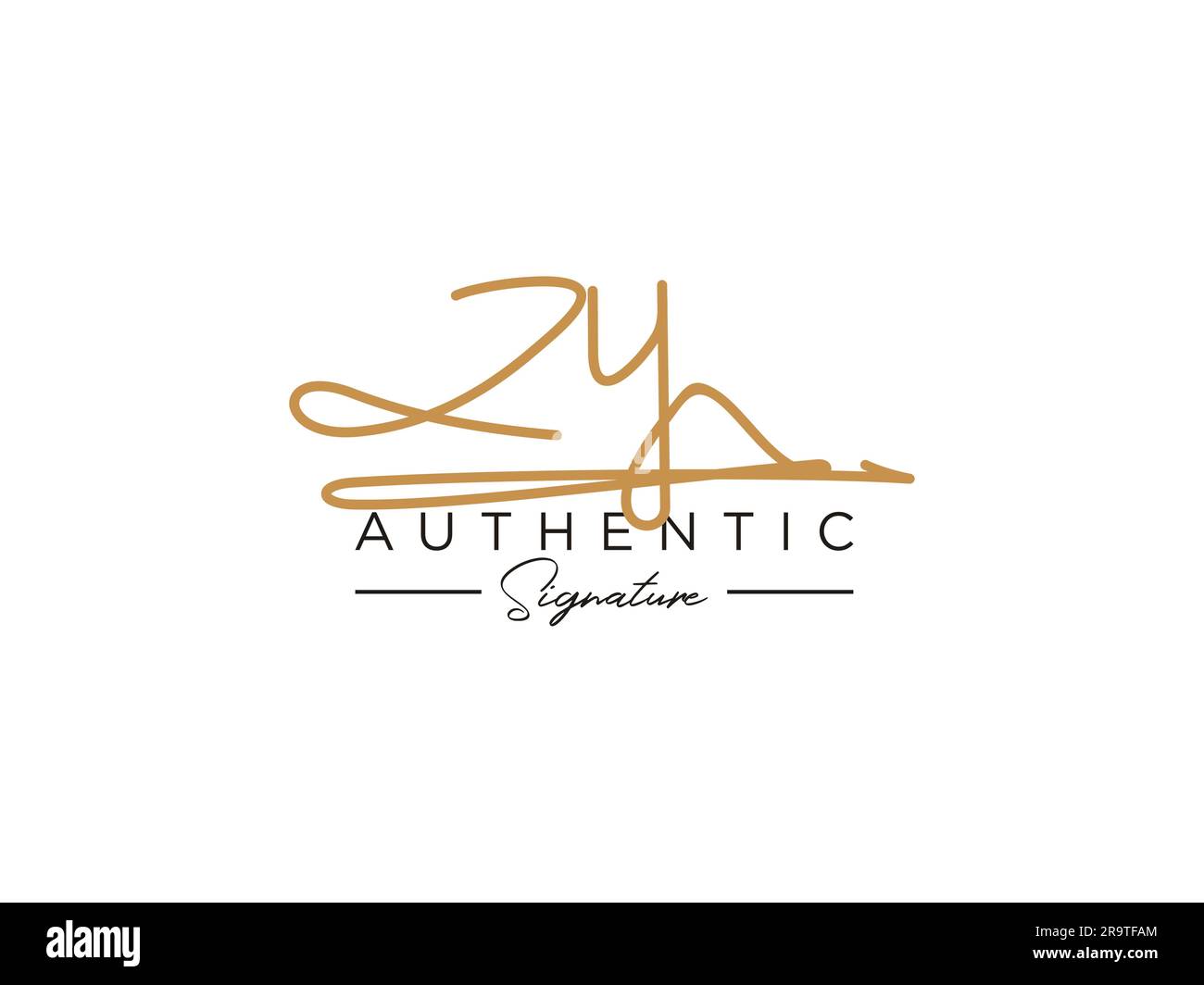 Signature zy Banque de photographies et d’images à haute résolution - Alamy