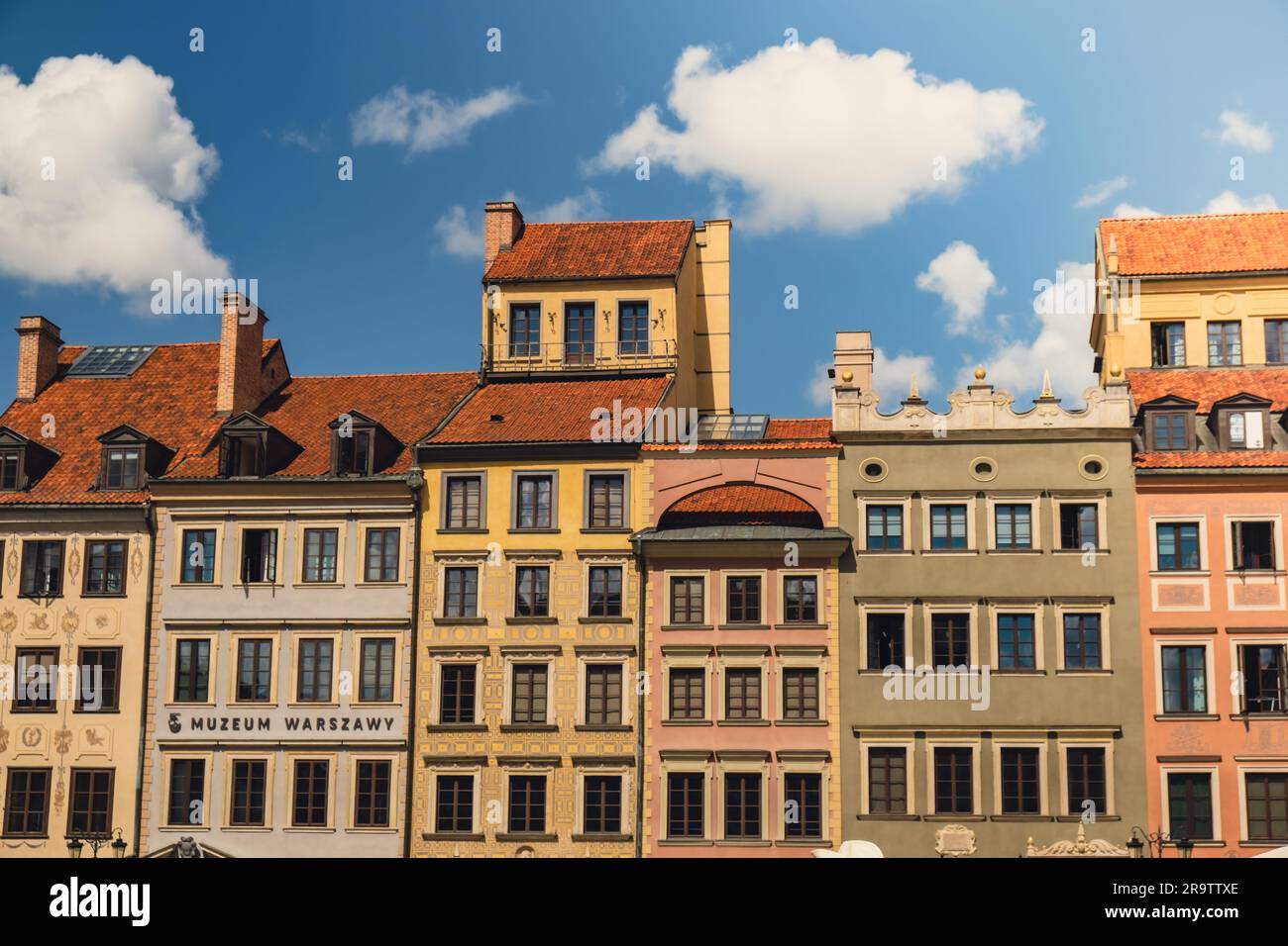 Varsovie, Pologne août 2022. Architecture maisons bâtiment vue de la ...