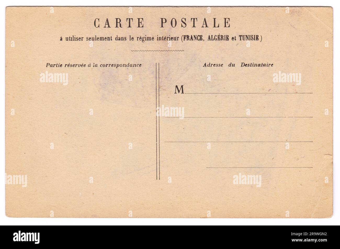 Cartes postales anciennes france Banque d'images détourées - Alamy