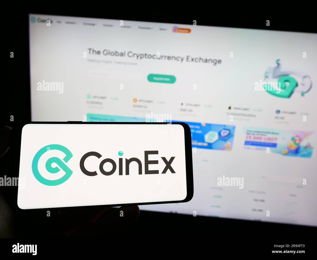 Logo coinex Banque de photographies et d’images à haute résolution - Alamy