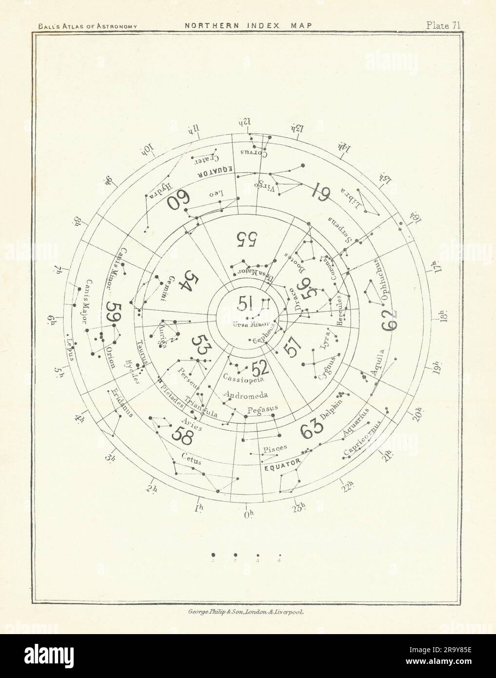 Sky chart Banque de photographies et d’images à haute résolution - Alamy
