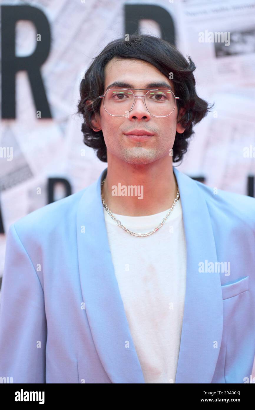 Barcelon. Espagne. 20230629, Diego Calva participe à la première "Bird ...