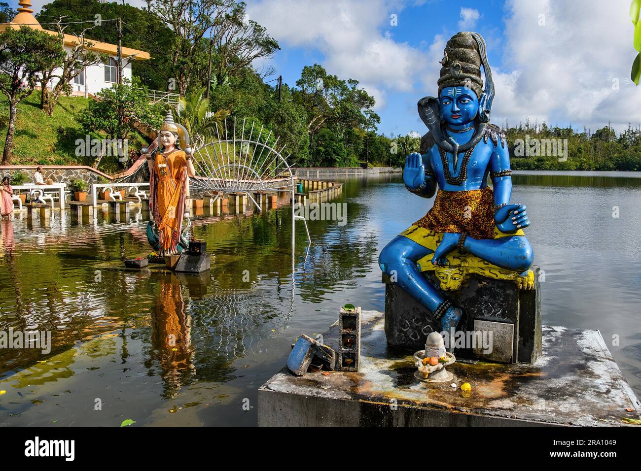 Figure Sculpture droite Statue de Dieu hindou Deity Hindou Shiva de ...