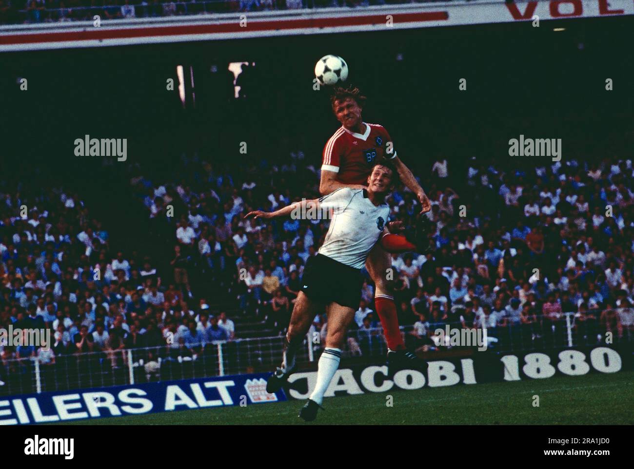 Horst Hrubesch, deutscher Fussballspieler, Mittelstürmer beim Hamburger ...