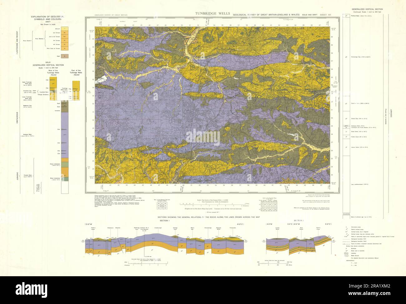 Carte d'east grinstead Banque de photographies et d’images à haute ...