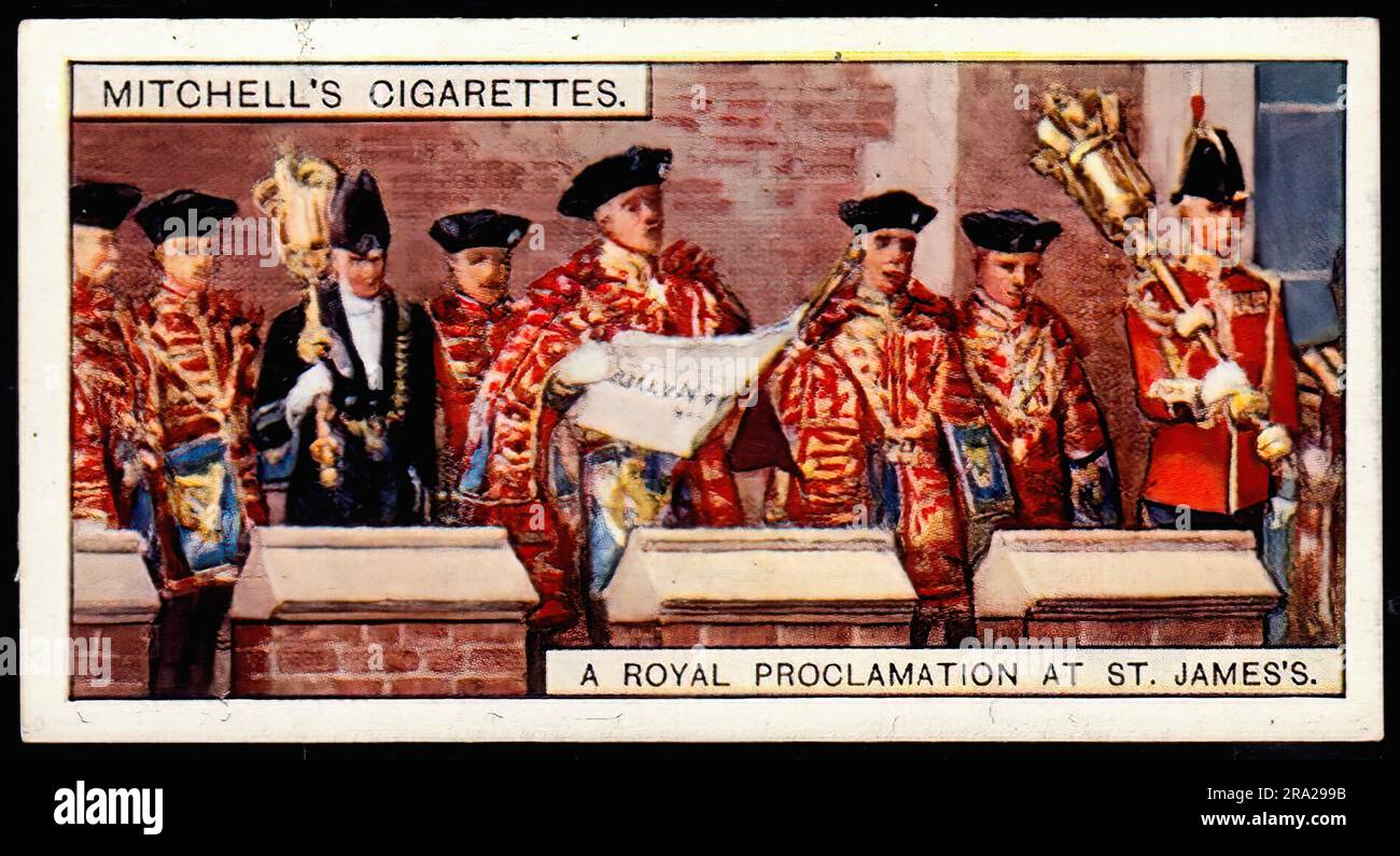 Proclamation royale Banque de photographies et d’images à haute ...