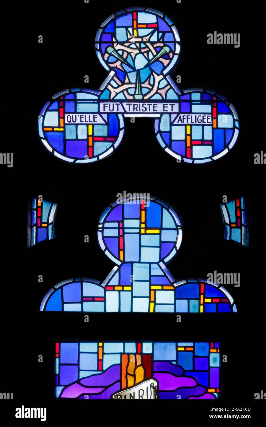 France, Meurthe et Moselle, Nancy, chapelle de la Vierge Marie et Saint ...