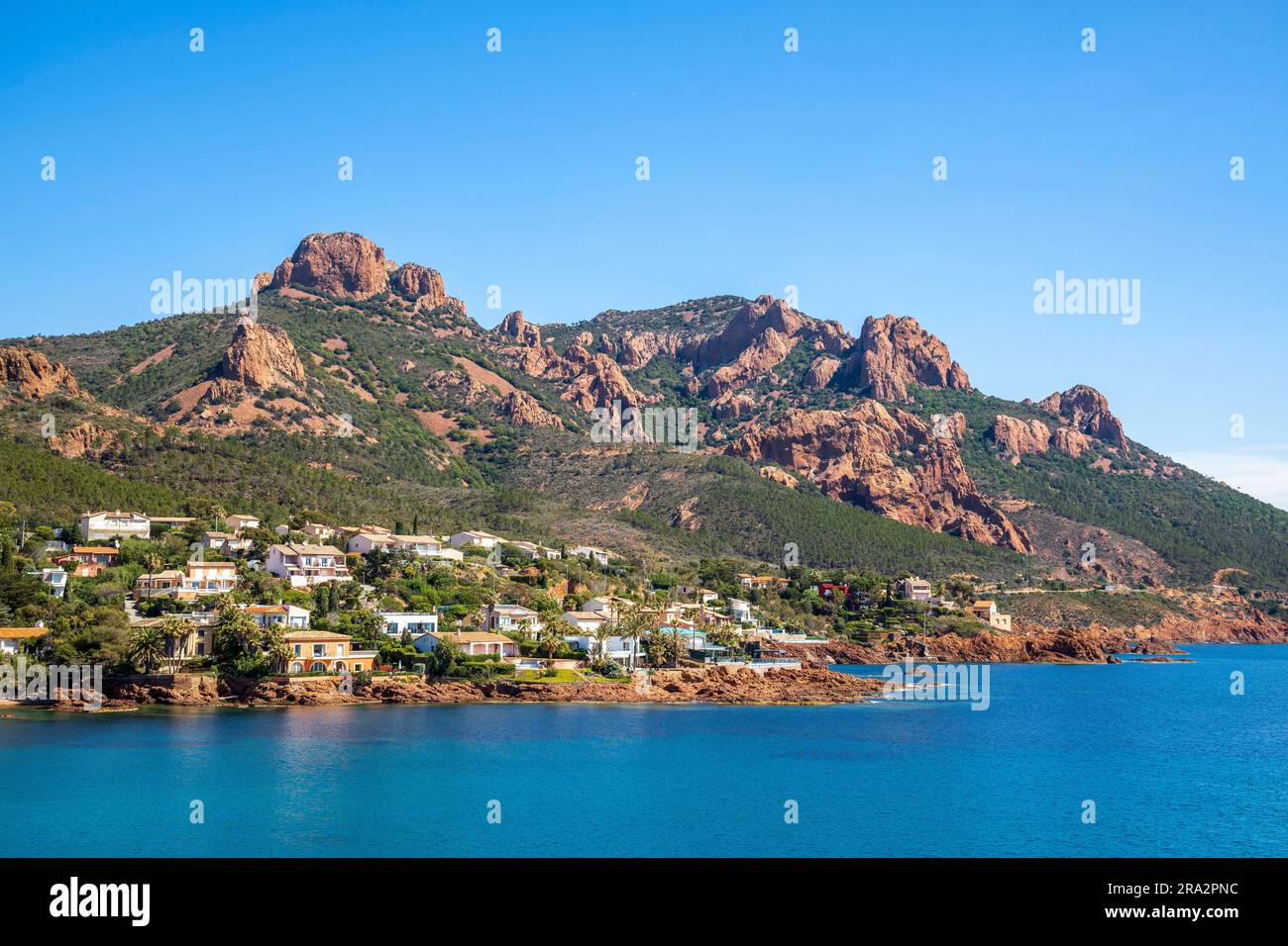 France, Var, Saint-Raphaël, calanque d'Anthéor, Saint Pilon et Cap Roux ...