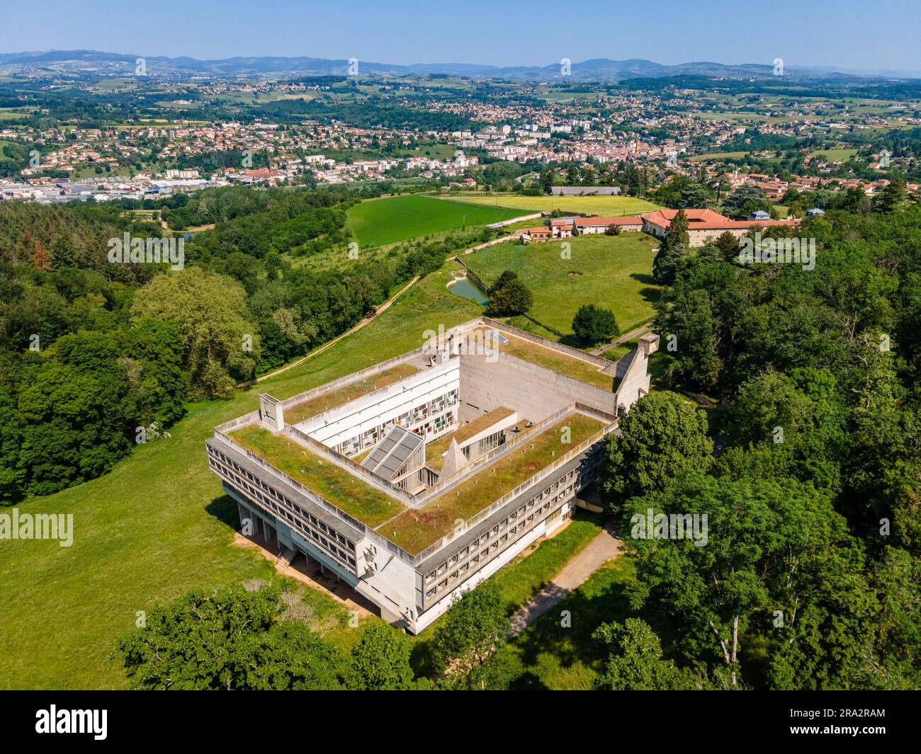 France, Rhône, Éveux, Sainte Marie de la Tourette couvent construit par ...