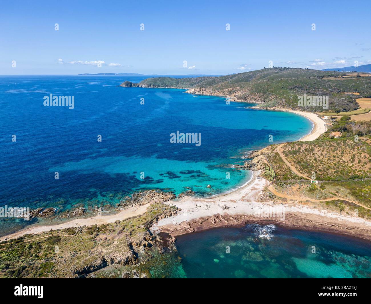 France, Var, presqu'île de Saint-Tropez, la Croix-Valmer, l'isthme de ...