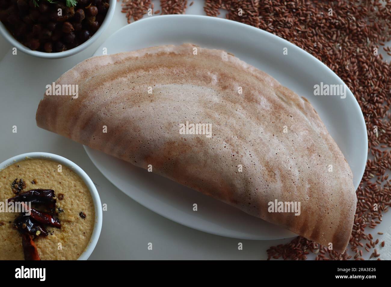 Rôti de ghee de riz Navara. Crapes croustillants à base de pâte ...